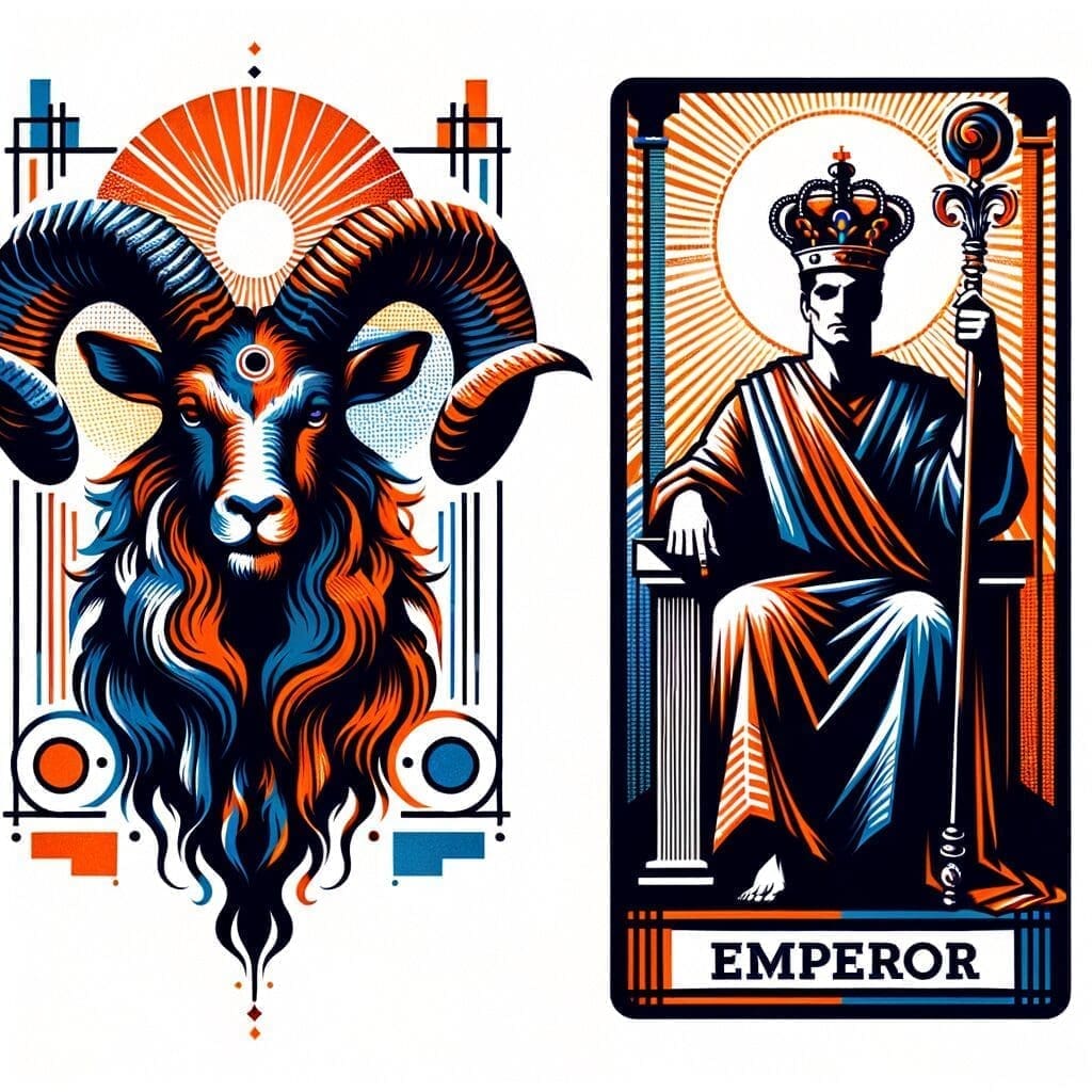 Powerful Connection Between Aries and Emperor Tarot - Ancient Tree of Life